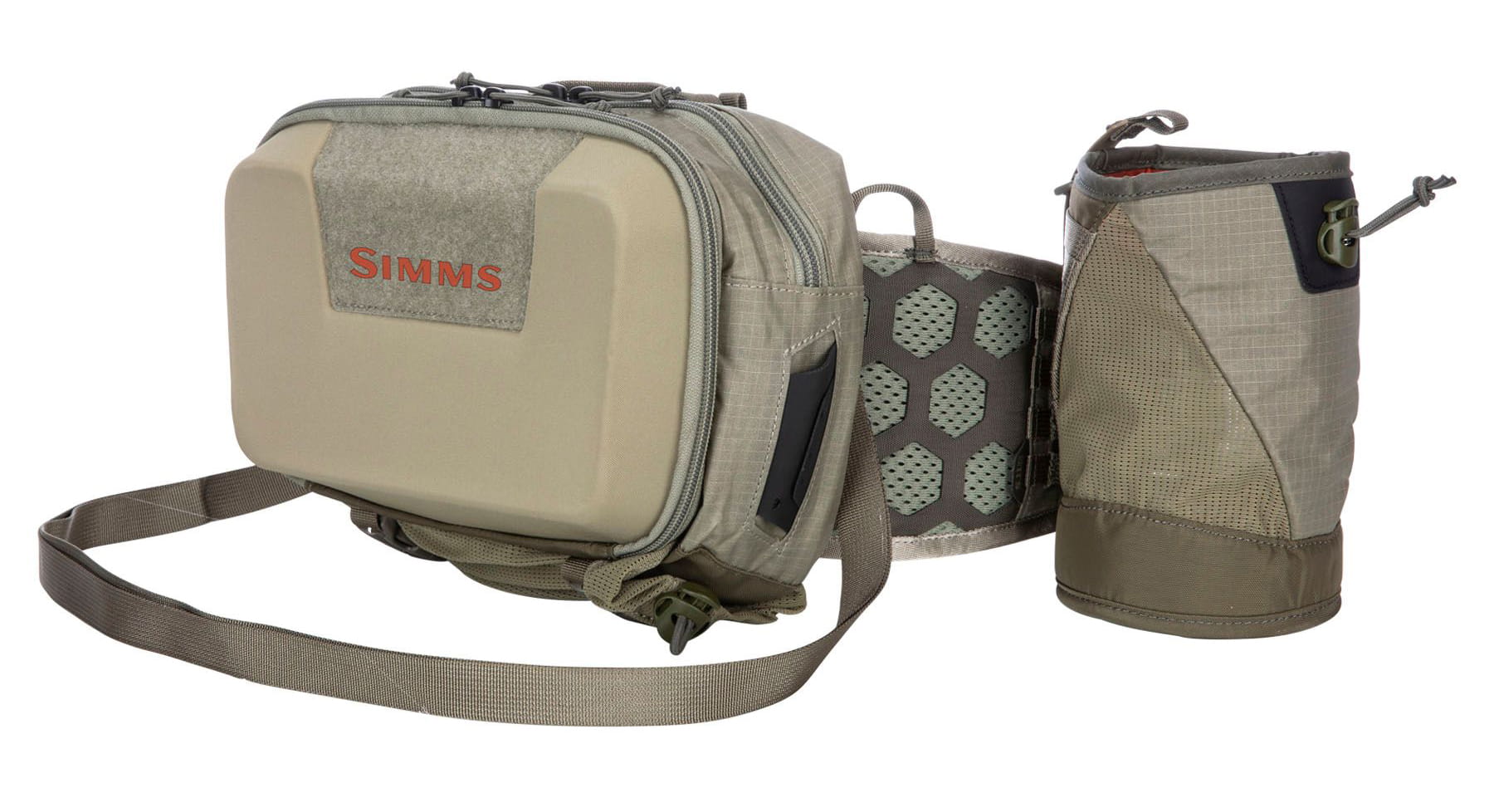 Simms Flyweight Large Pod Tan - uniwersalna torba wędkarska | sprzęt ...